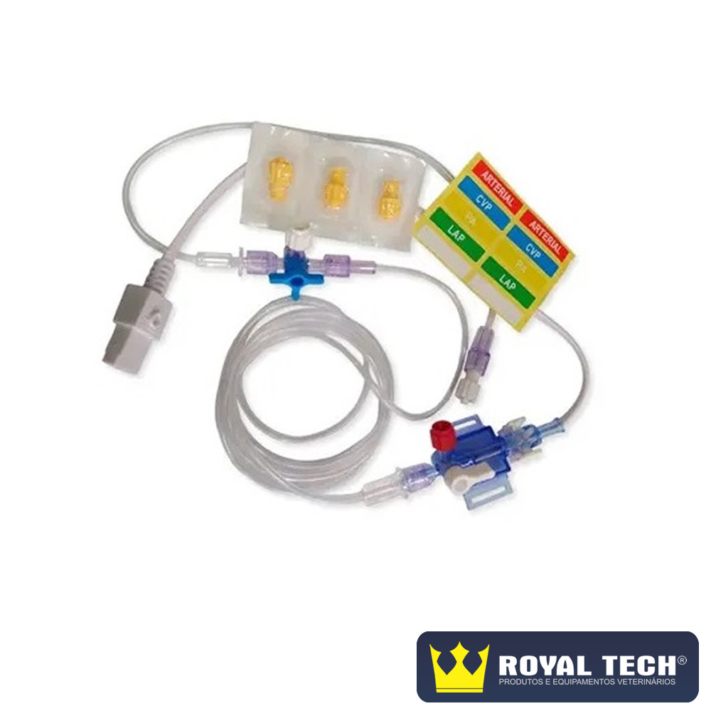 KIT TRANSDUTOR PRESSÃO INVASIVA COMPATÍVEL UTAH (VETERINÁRIO) 1UN (RTI ...
